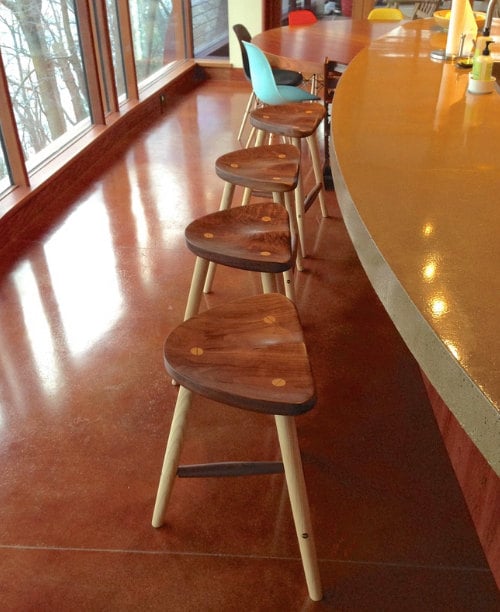 Stool Made in Sustainably Sourced Black Walnut. - Etsy