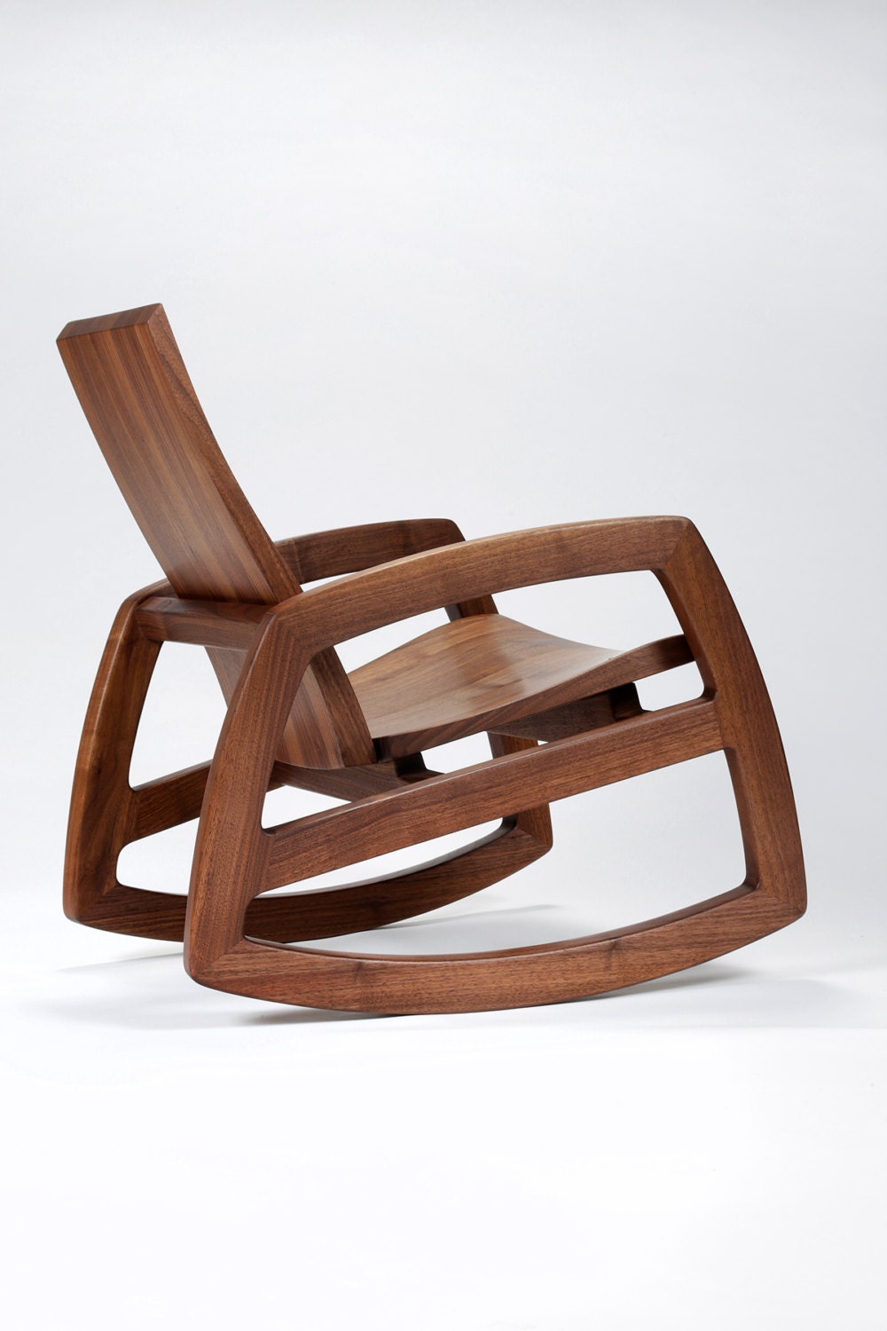 Cascade Rocking Chair in Walnut - Etsy