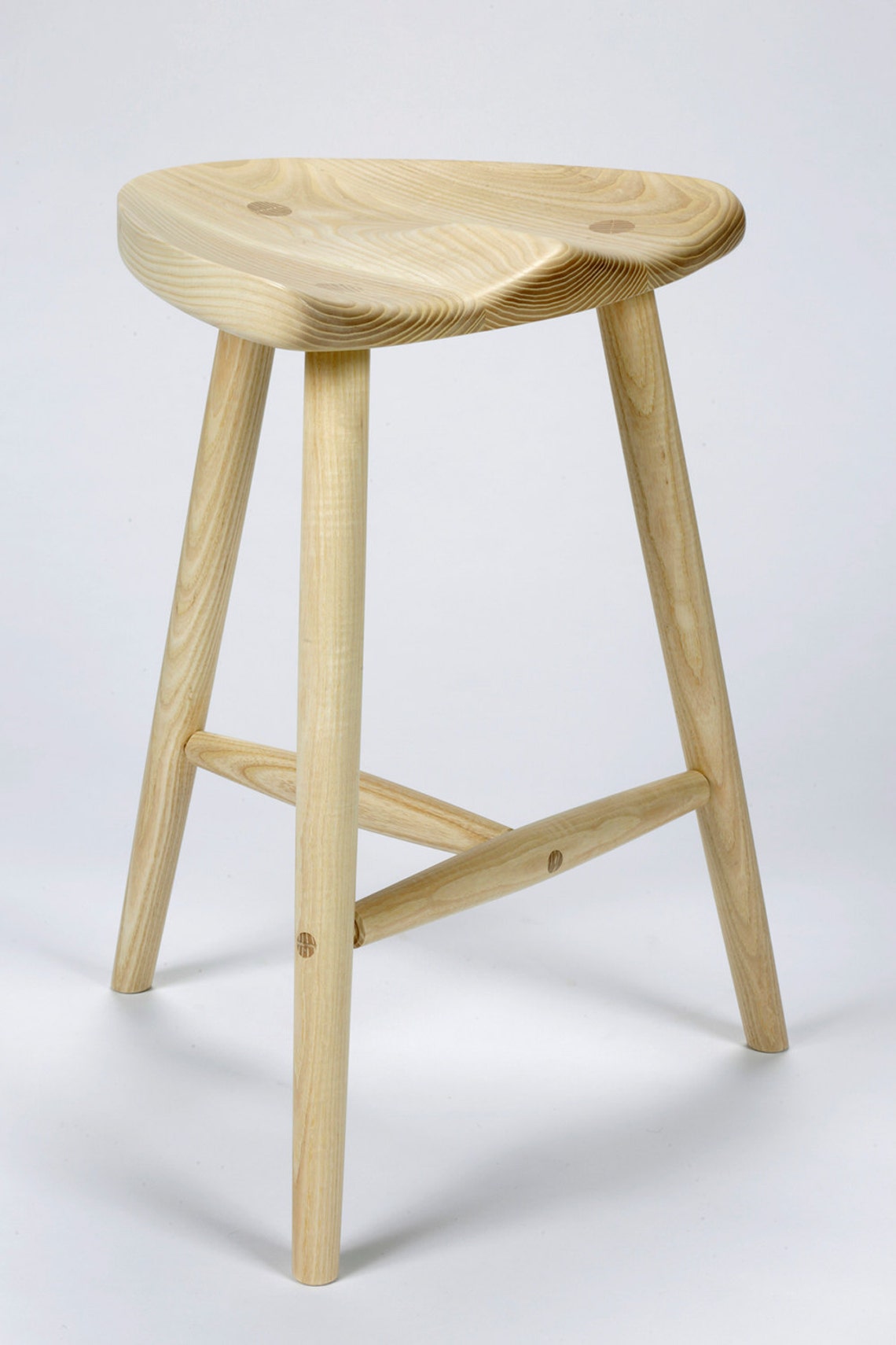 Milking Stool in White Ash - Etsy