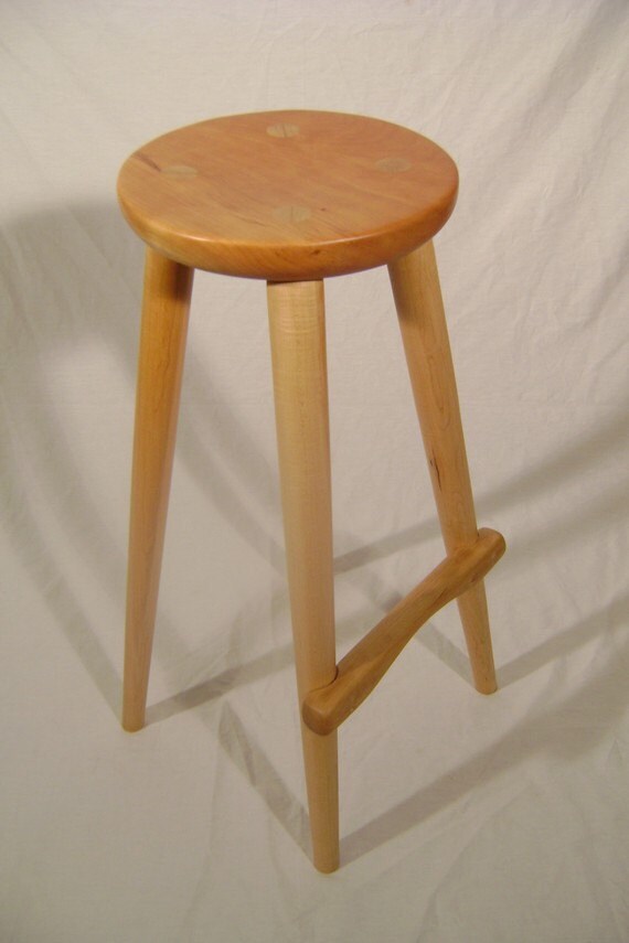 Minimalist Stool Made From Locally Harvested Hardwoods - Etsy