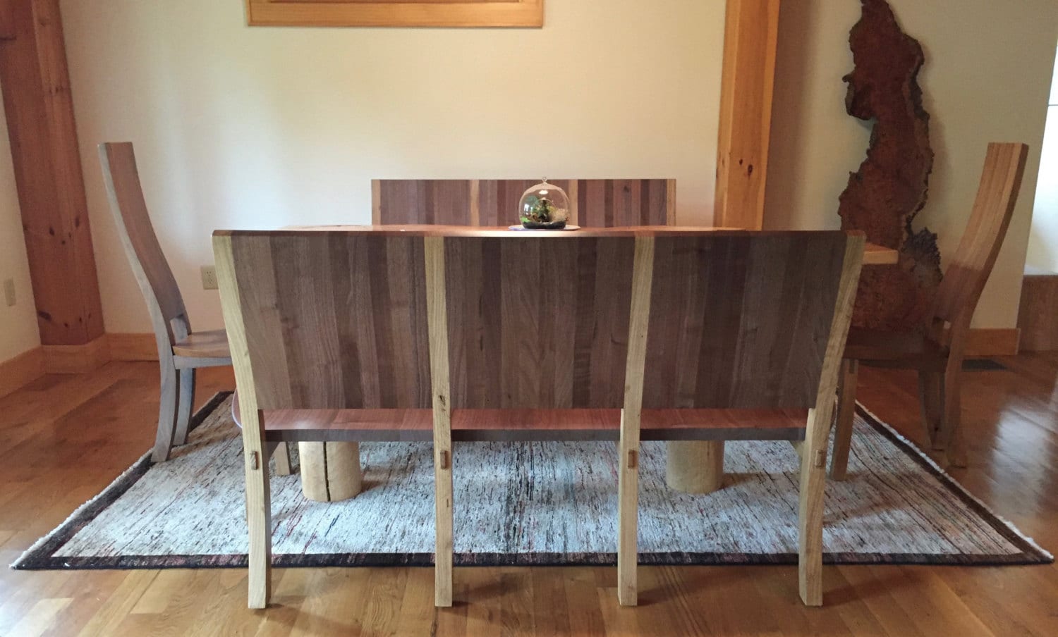 Cascade Bench Walnut and White Oak - Etsy