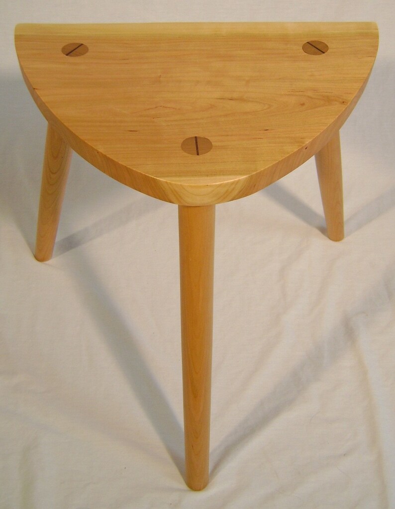 Naturalist stool made from locally harvested wild black cherry. - Etsy 日本