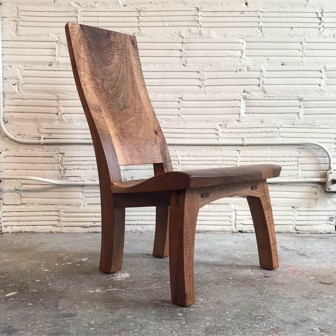 Cascade Lounge Chair in English Walnut - Etsy