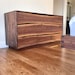 Walnut Dresser With Live Edge Drawer Fronts - Etsy