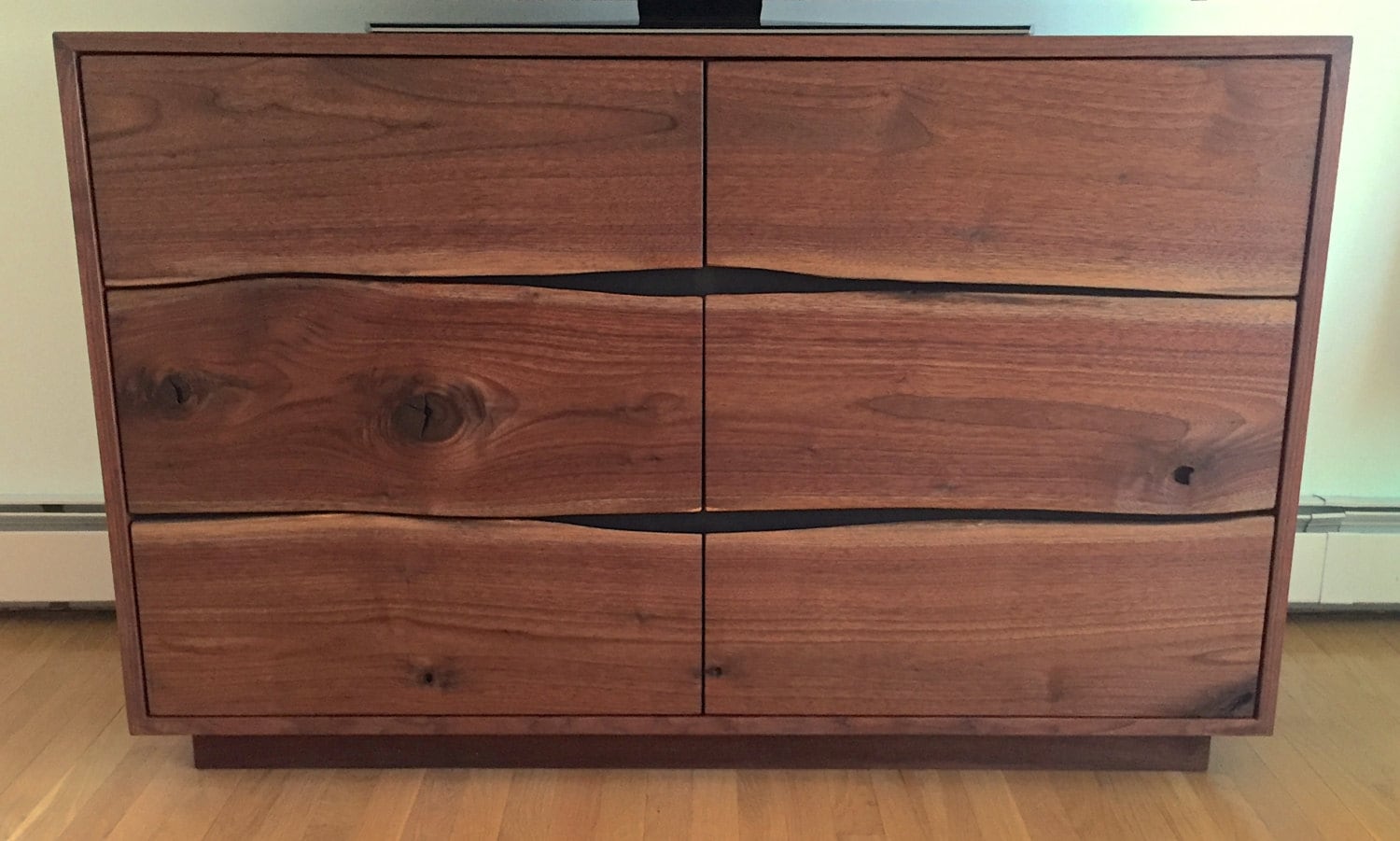Live Edge Walnut Dresser - Etsy