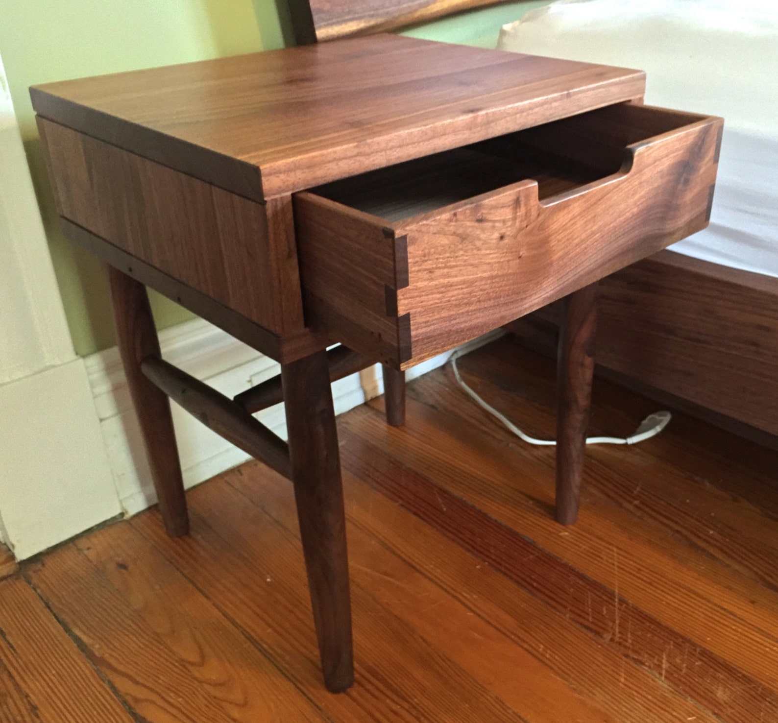 Walnut Side Tables - Etsy