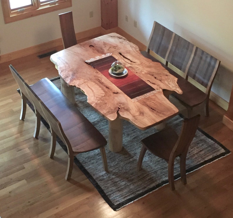 Cascade Bench Walnut and White Oak - Etsy