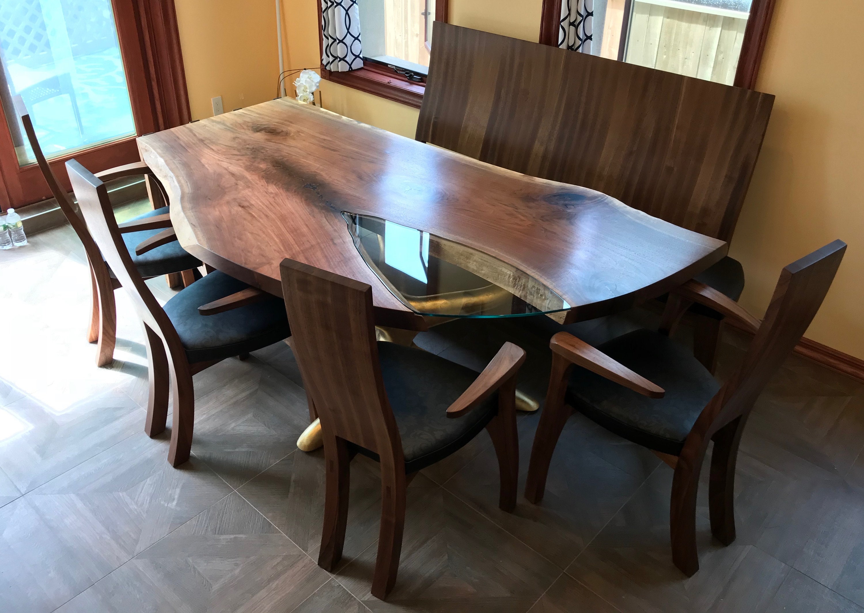 Tree of Life Walnut Dining Set - Etsy