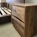 Live Edge Storage Platform Bed and Freestanding Matching Nightstands - Etsy
