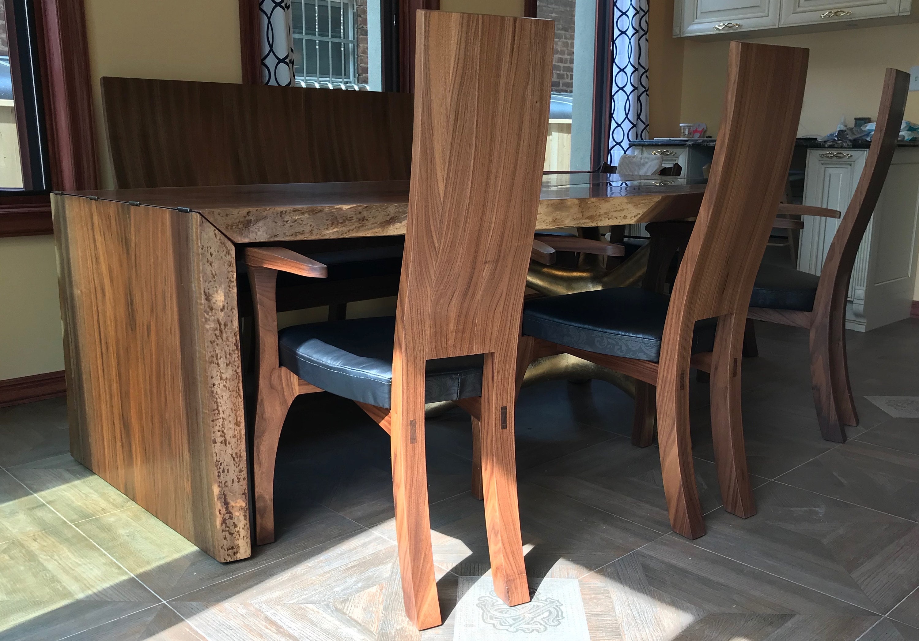 Tree of Life Walnut Dining Set - Etsy