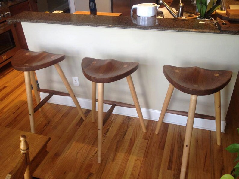Stools Made From Sustainably Sourced Local Hardwoods - Etsy