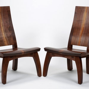 Cascade Lounge Chair in Walnut - Etsy