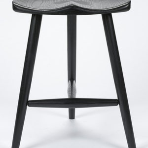 Milking Stool in Ebonized Ash - Etsy