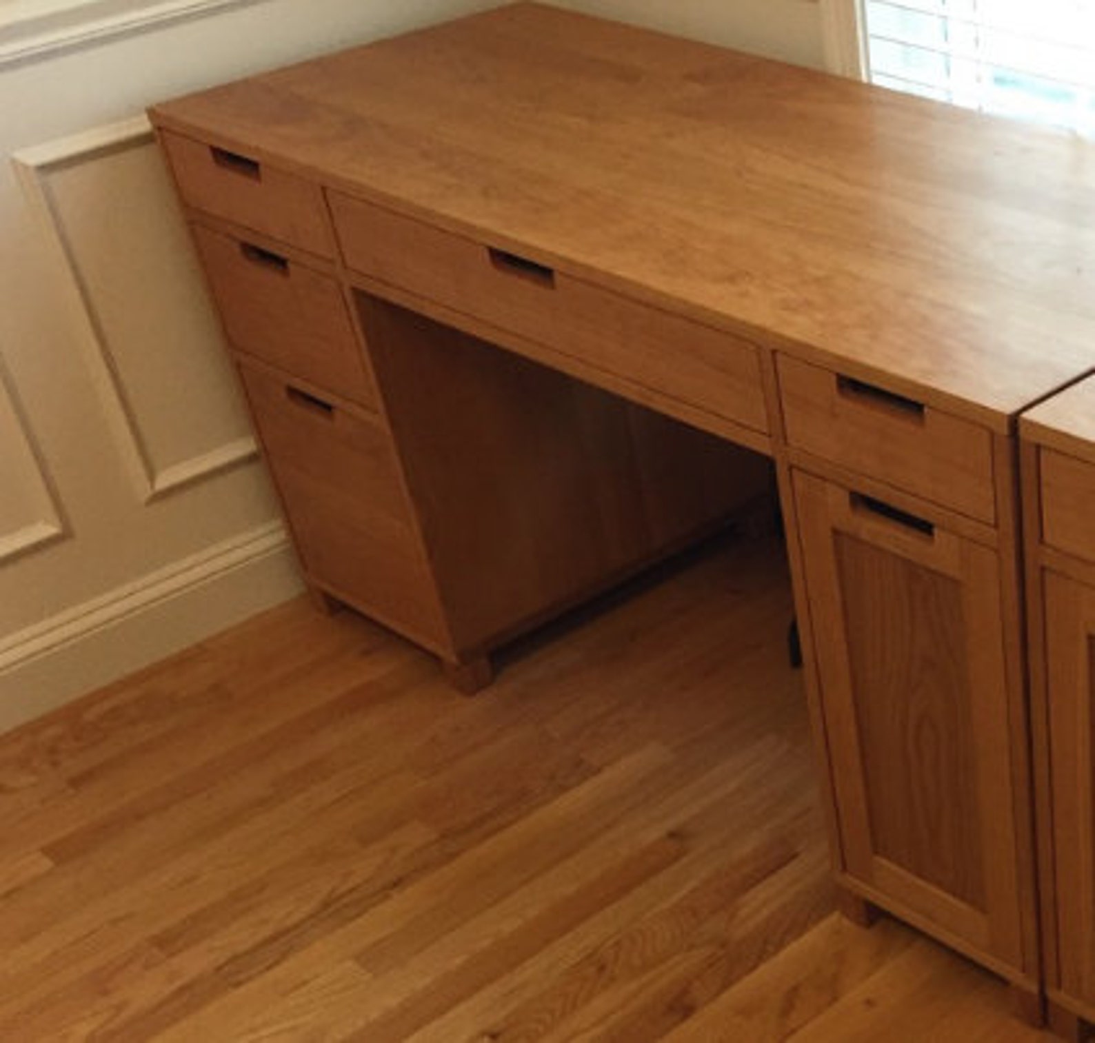 Cherry Computer Desk - Etsy