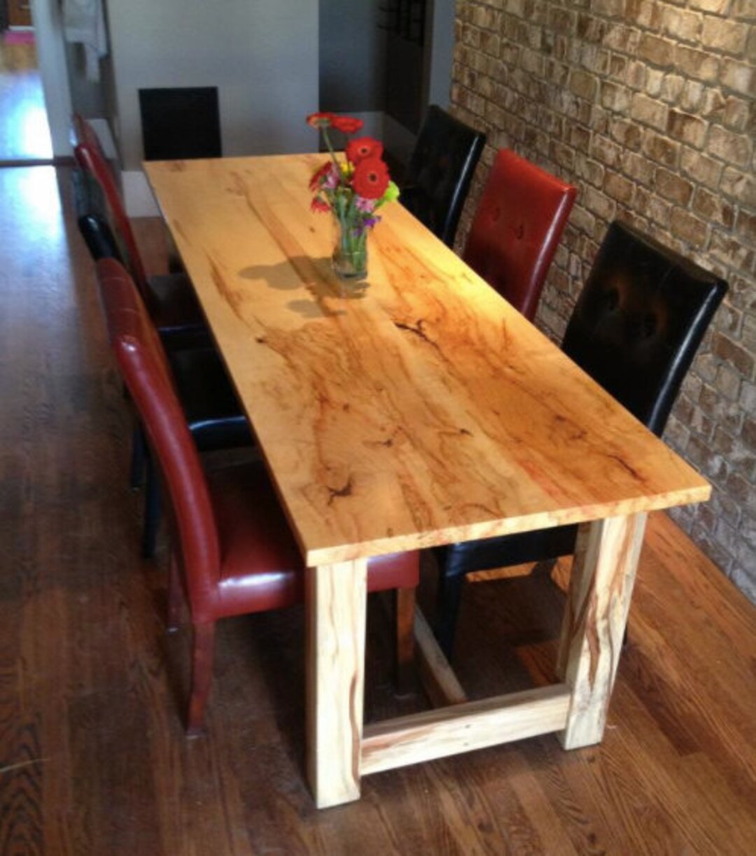 Spalted Box Elder Dining Table - Etsy