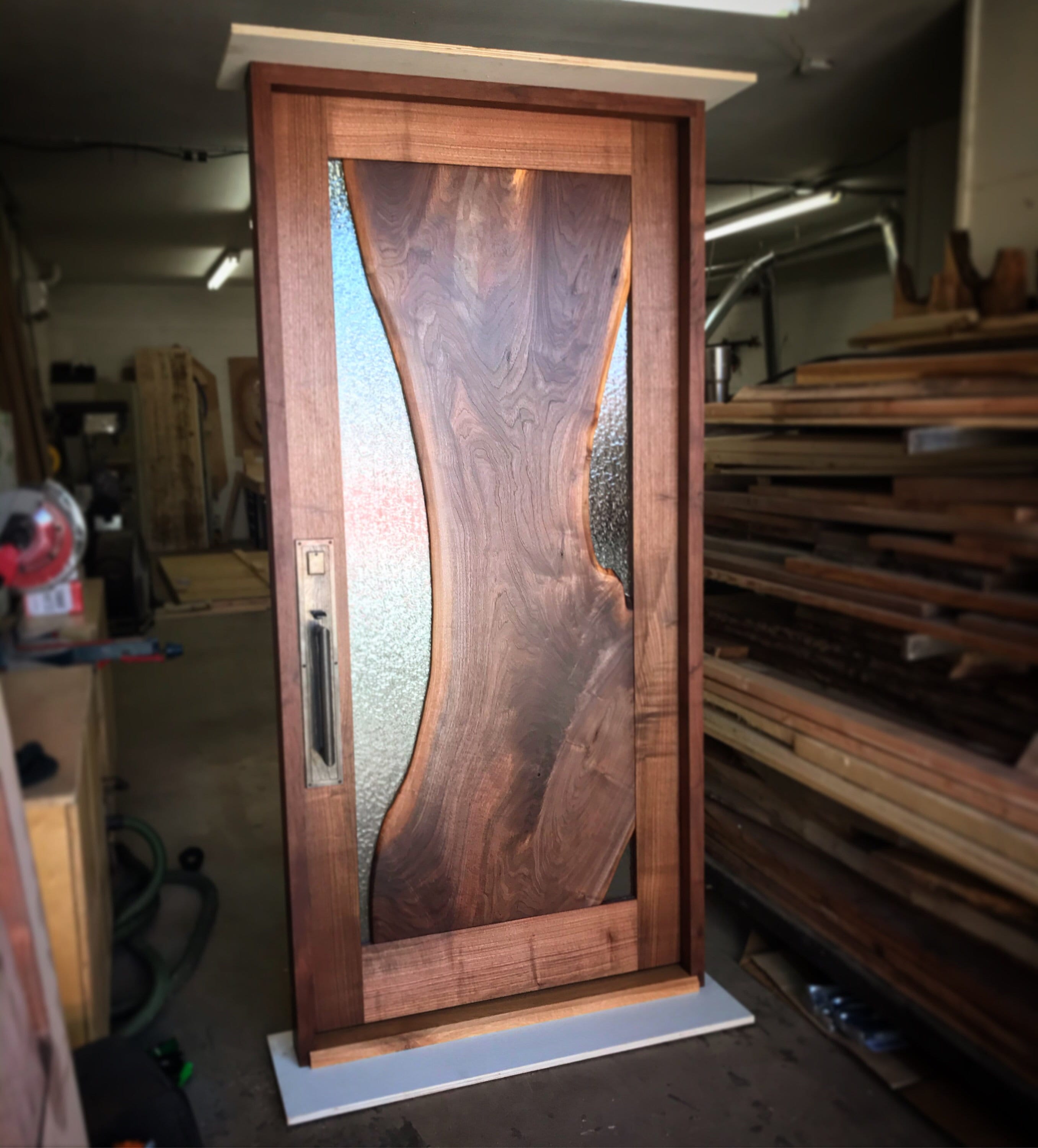Live Edge Walnut Entry Door - Etsy