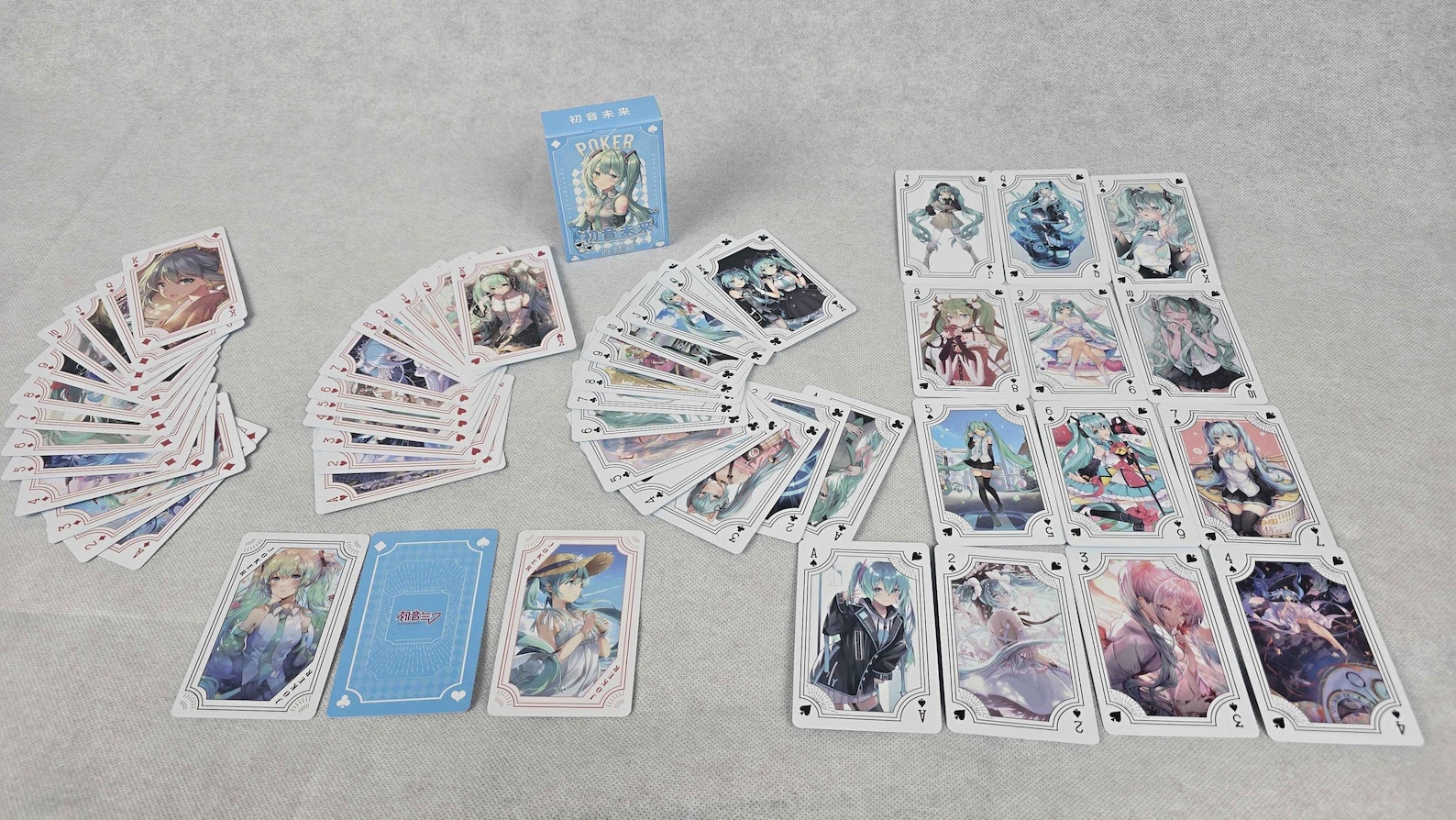 Vocaloid Hatsune Miku Deck of Playing Poker Cards - Etsy