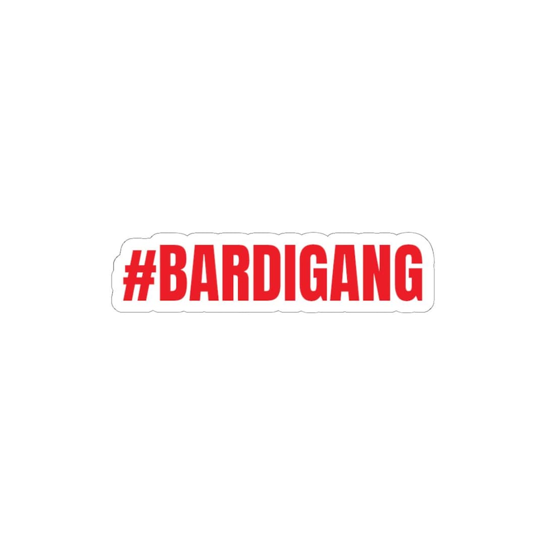 Cardi B Bardigang Sticker: Waterproof Laptop Decal - Etsy