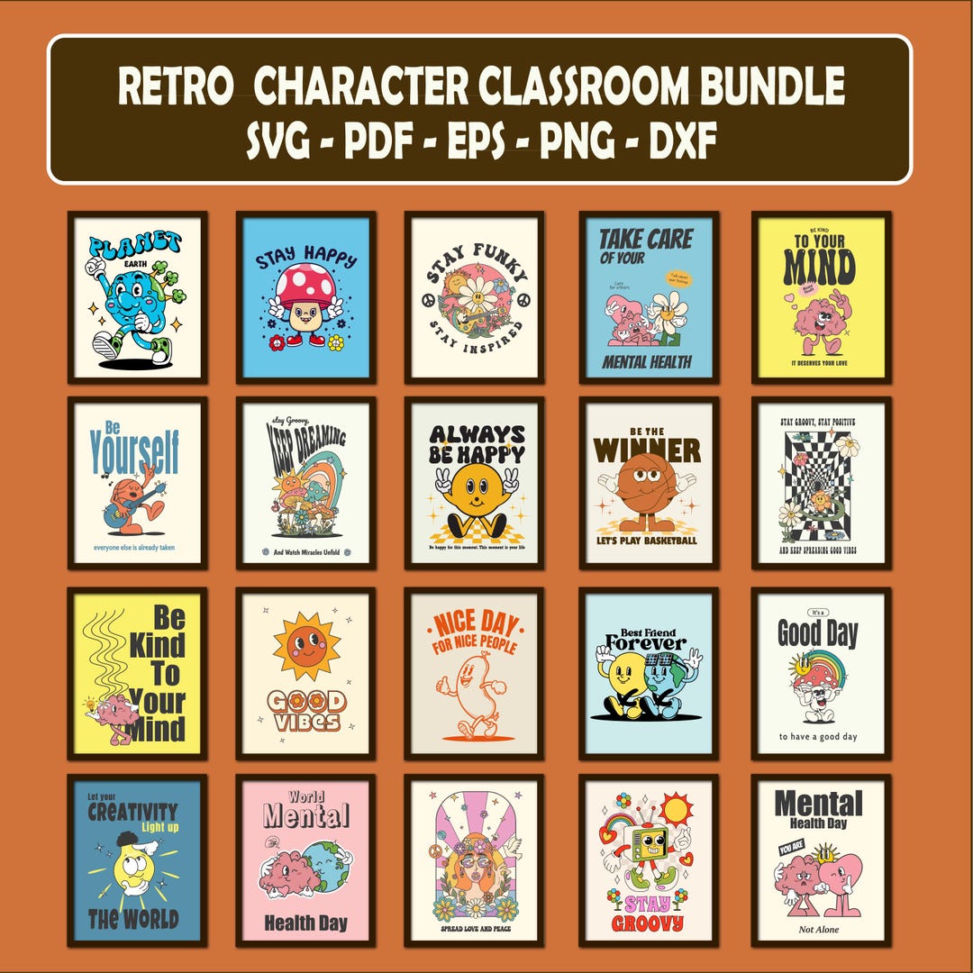Retro Classroom Teacher Wall Decor,classroom Decor, Cute Posters ...