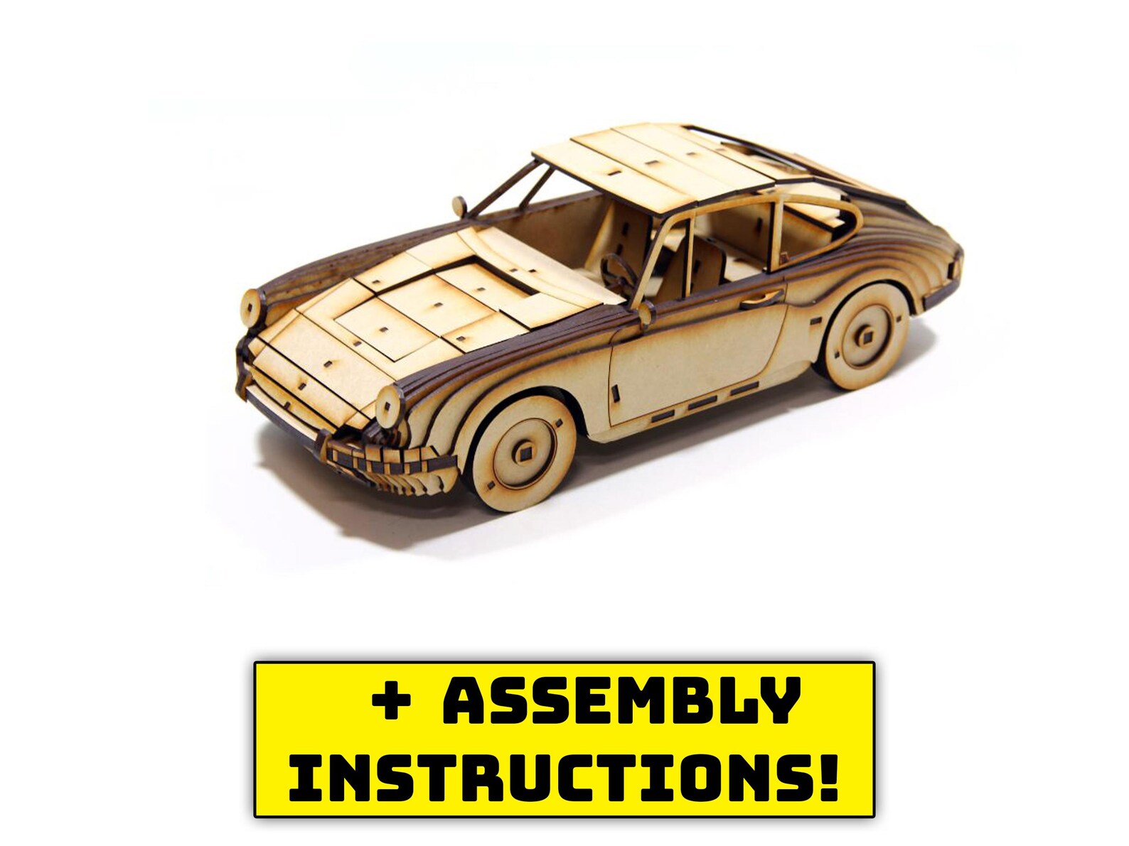 Laser Cut Porsche 911 Wood Model: SVG File (digital Download) - Etsy UK