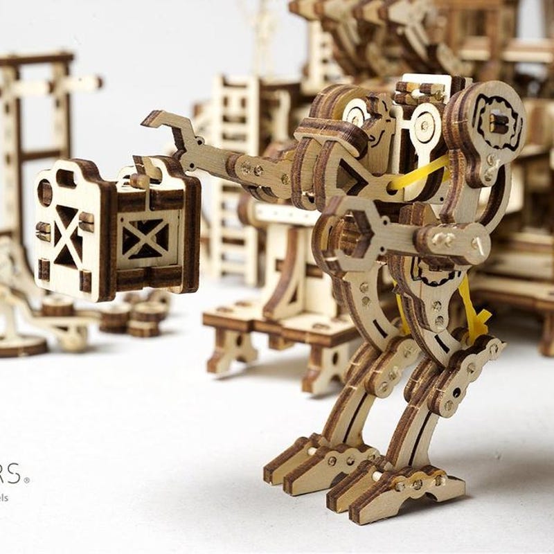 Wood Robot - Etsy
