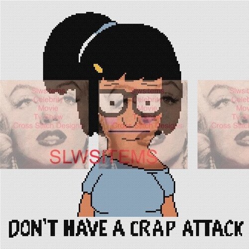 Beefsquatch Cross Stitch Pattern Gene Belcher Quotes | Etsy