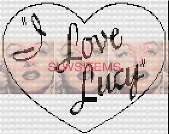 I Love Lucy Pattern | Etsy