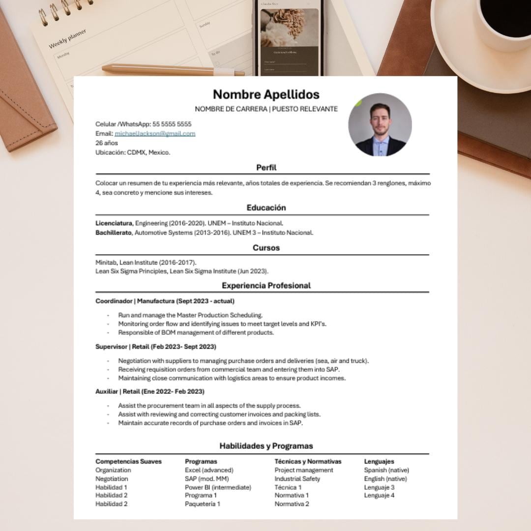 Harvard CV Resume for ATS Editable Word Template With Photo - Etsy