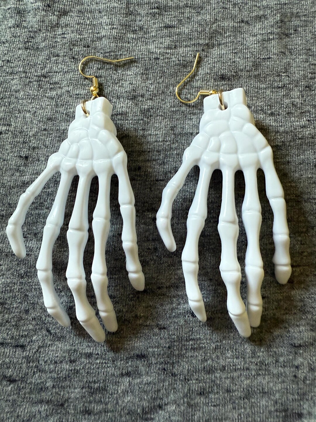 Skeleton Hands Earrings Halloween - Etsy