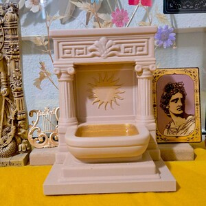 3D Printed Greek Sun - Apollo - Helios Altar Cup: Pagan Offering Bowl ...