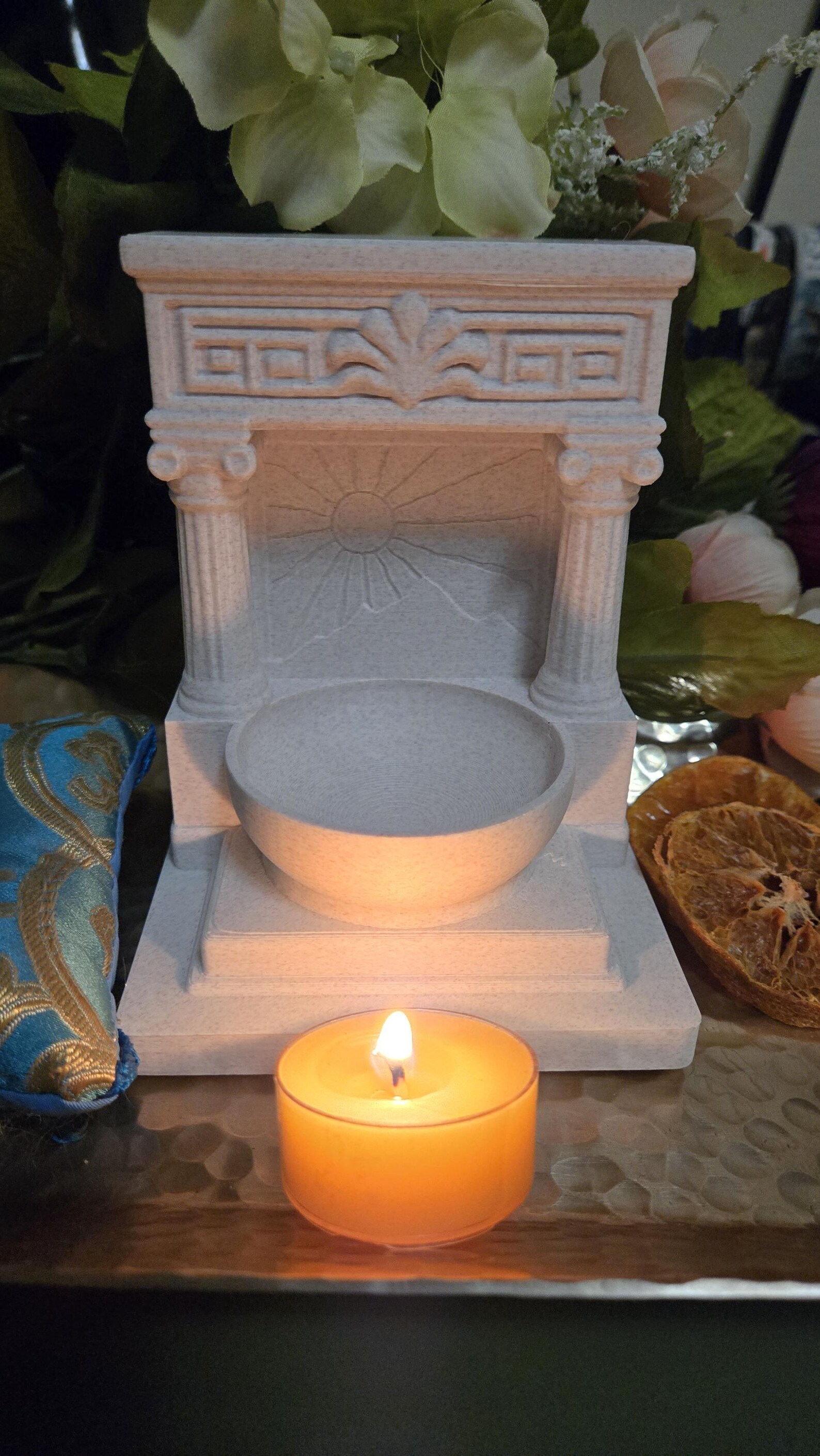 3D Printed Greek Sun - Apollo - Helios Altar Cup: Pagan Offering Bowl ...