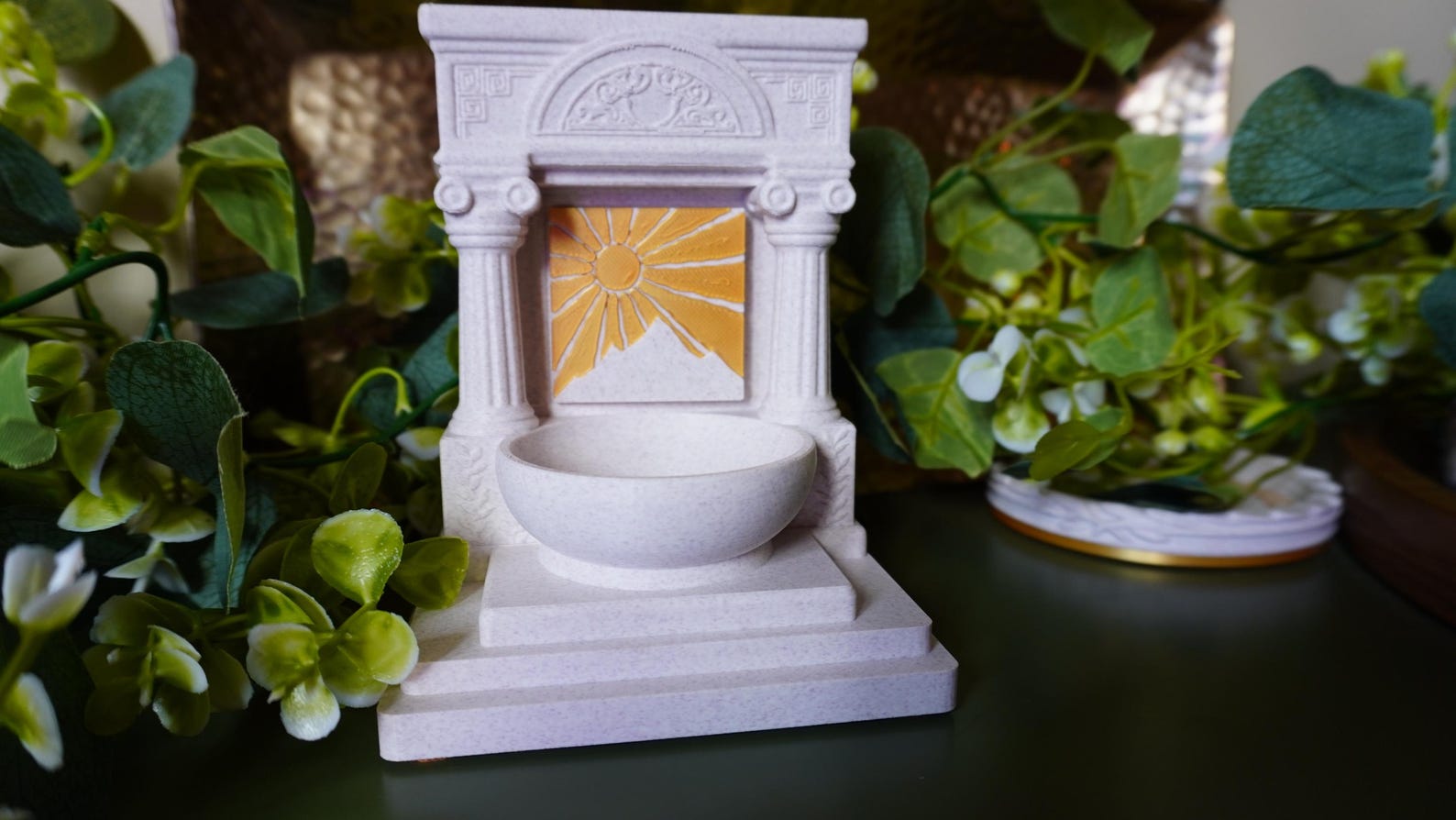 Mini Mountain Sun God Altar 5 Inch Solar Shrine Power Light Growth ...