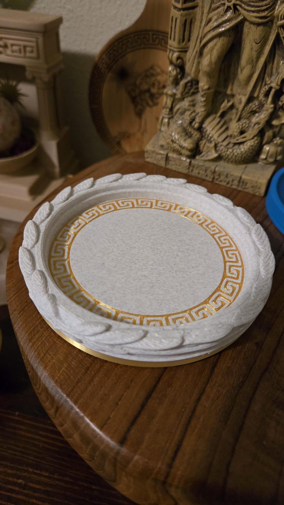 Laurel Altar Tray, Greek Ritual Offering Plate (4 Inch) 3D Printed - Etsy
