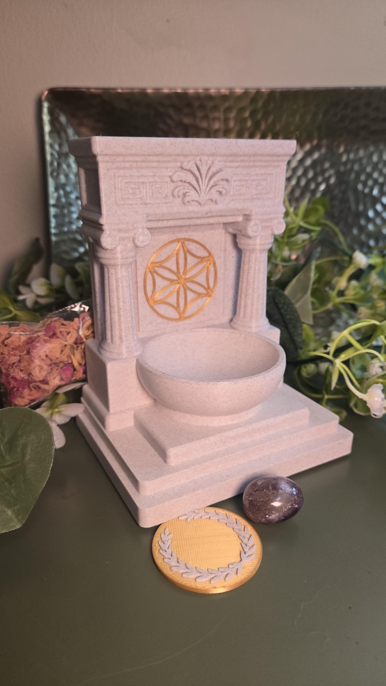 Altar de flores de Afrodita / Diosa griega del amor / Santuario ...