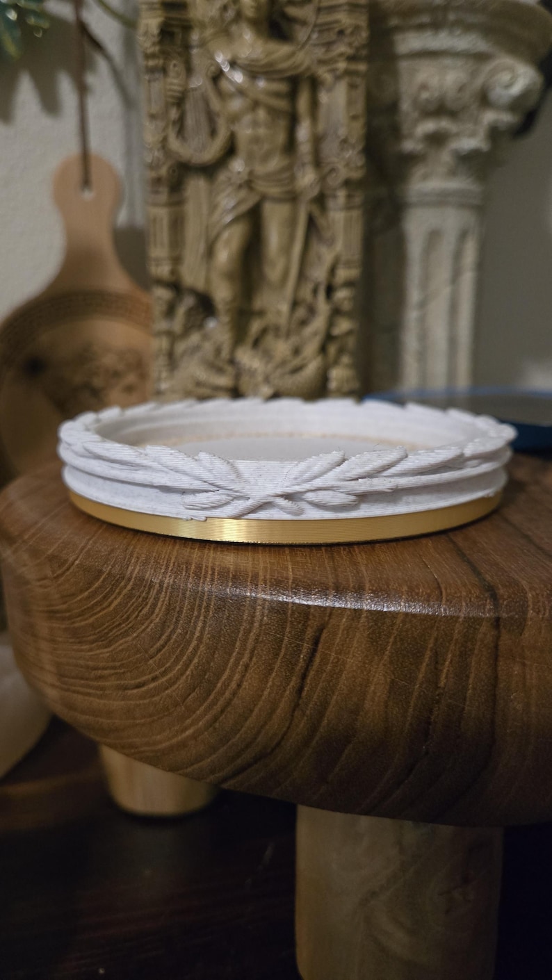 Laurel Altar Tray, Greek Ritual Offering Plate (4 Inch) 3D Printed - Etsy