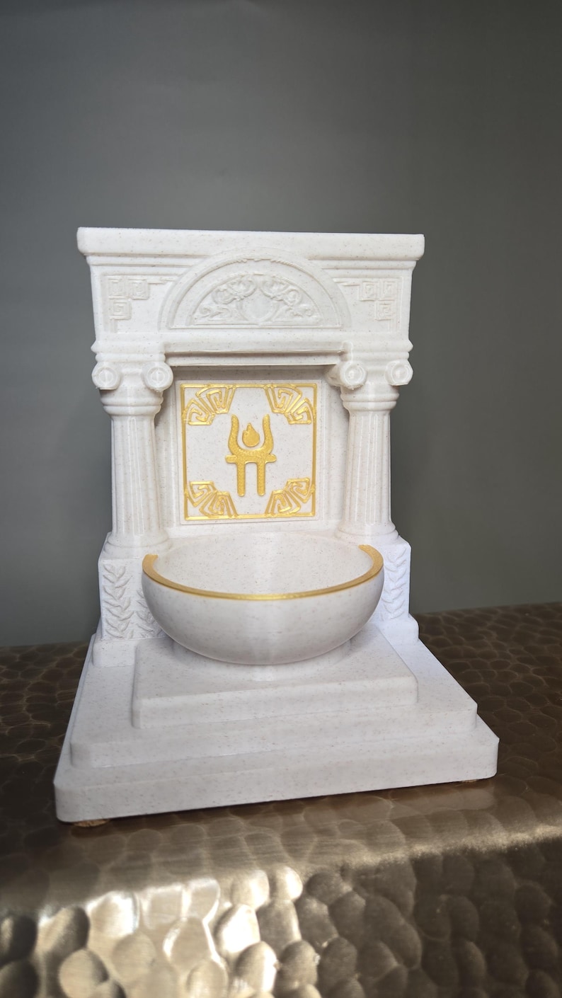 Mini Hestia Altar 5 Inch Goddess Shrine Eternal Flame Hearth Witchcraft ...
