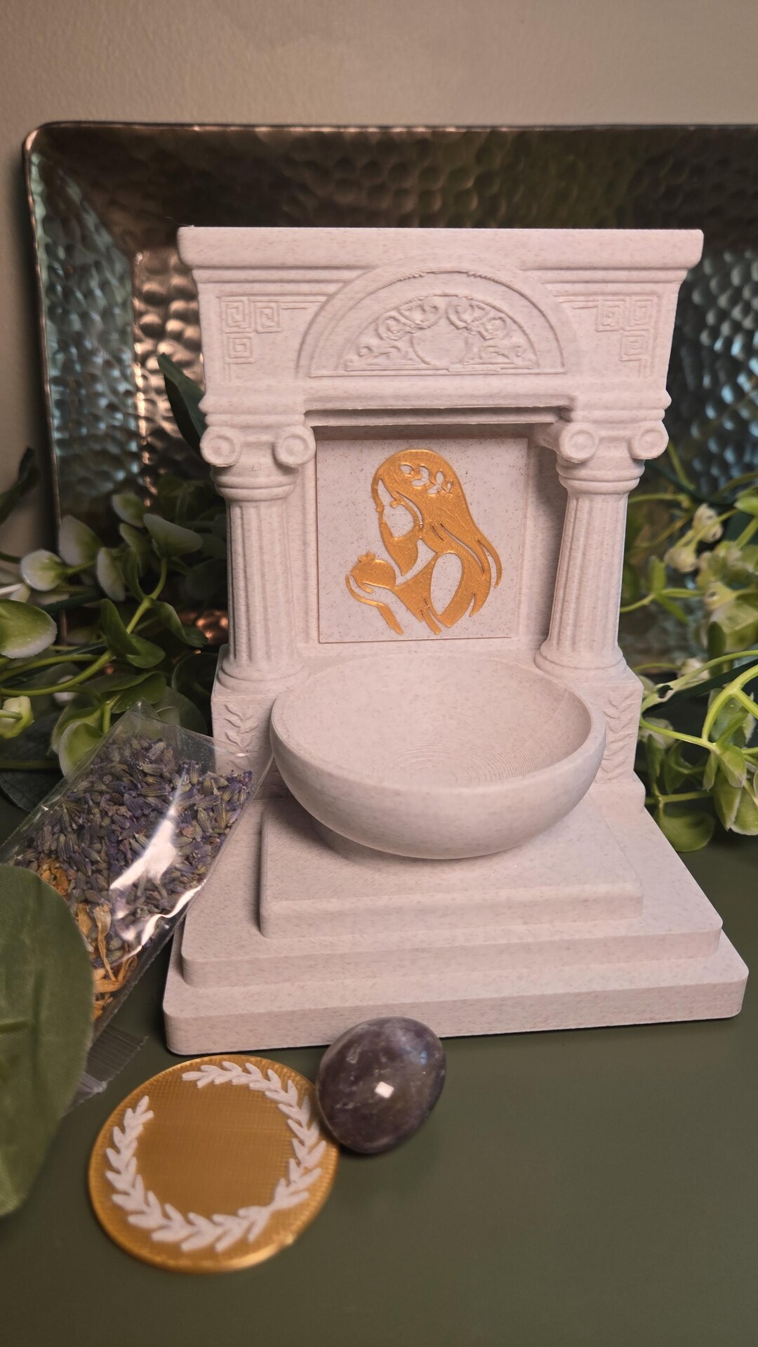 Persephone Greek Altar | Goddess of Spring and Underworld | Pagan ...