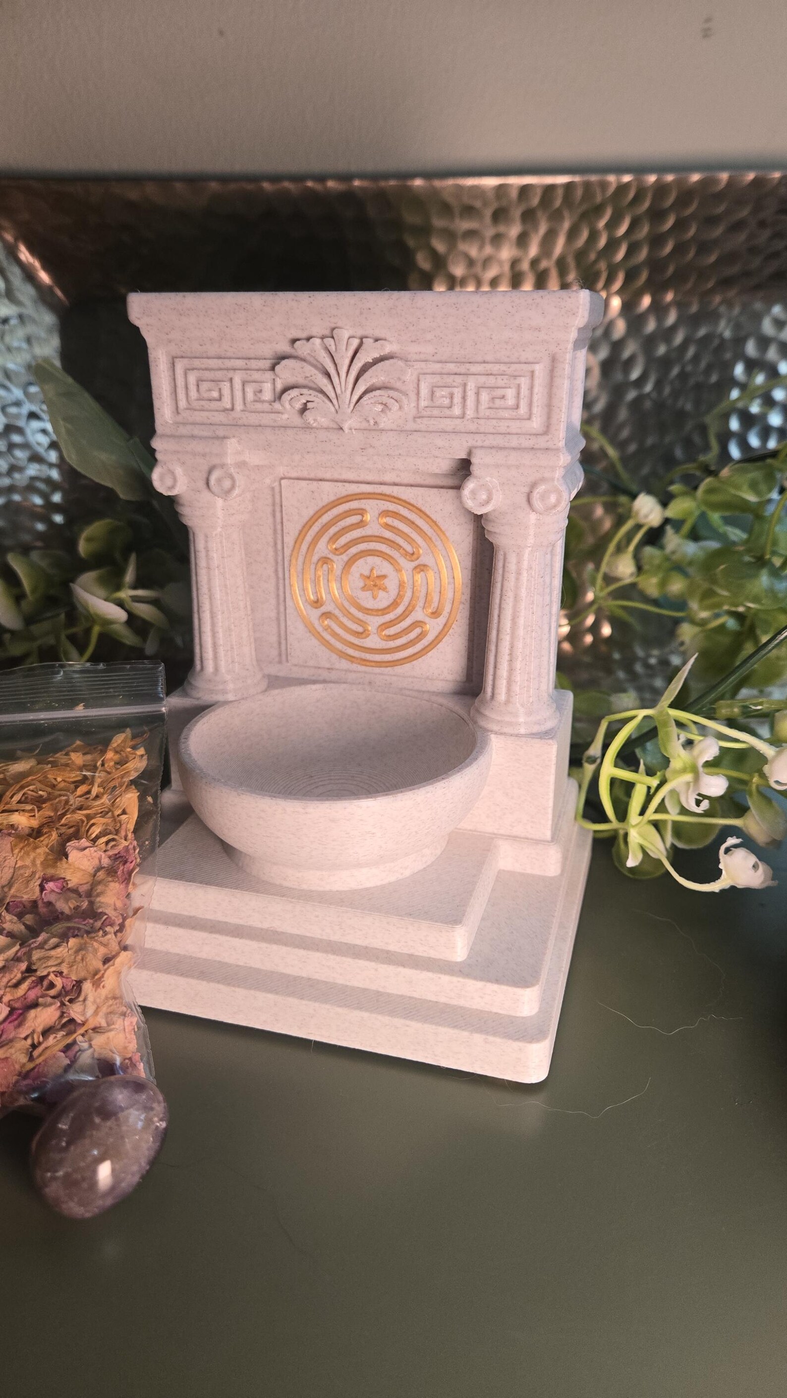 Mini Hecate Altar 5 Inch Goddess Shrine Triple Moon Magic Witchcraft ...