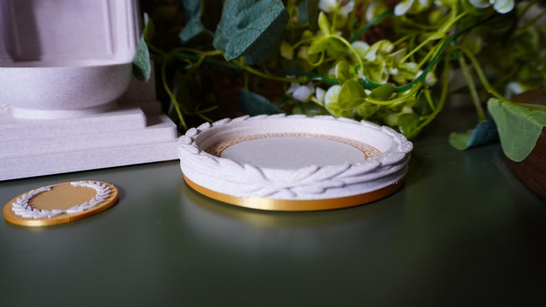 Laurel Altar Tray, Greek Ritual Offering Plate (4 Inch) 3D Printed - Etsy