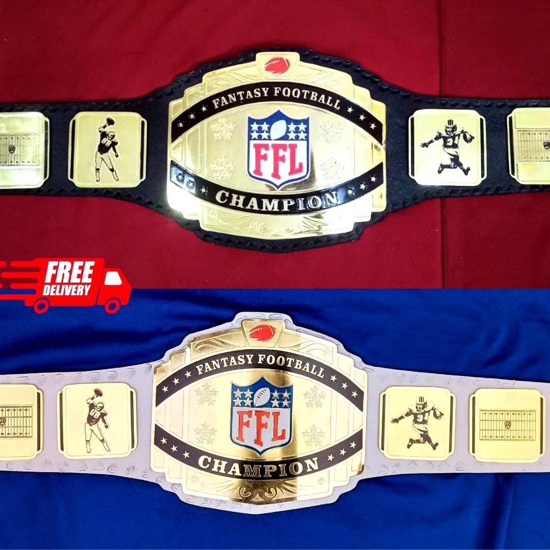 FFL Fantasy Football Custom Championship Belt Replica Adult Size 100% ...