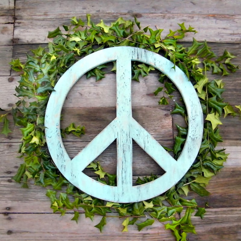 Peace Sign Wall Art - Etsy