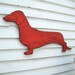 Dachshund Dog Wall Decor Dog Sign Large Wooden Doxie Dachshund - Etsy