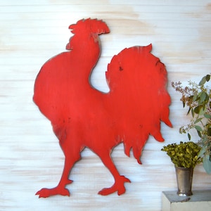 Rooster Kitchen Decor Le Grande Rooster French Country Large Rooster ...