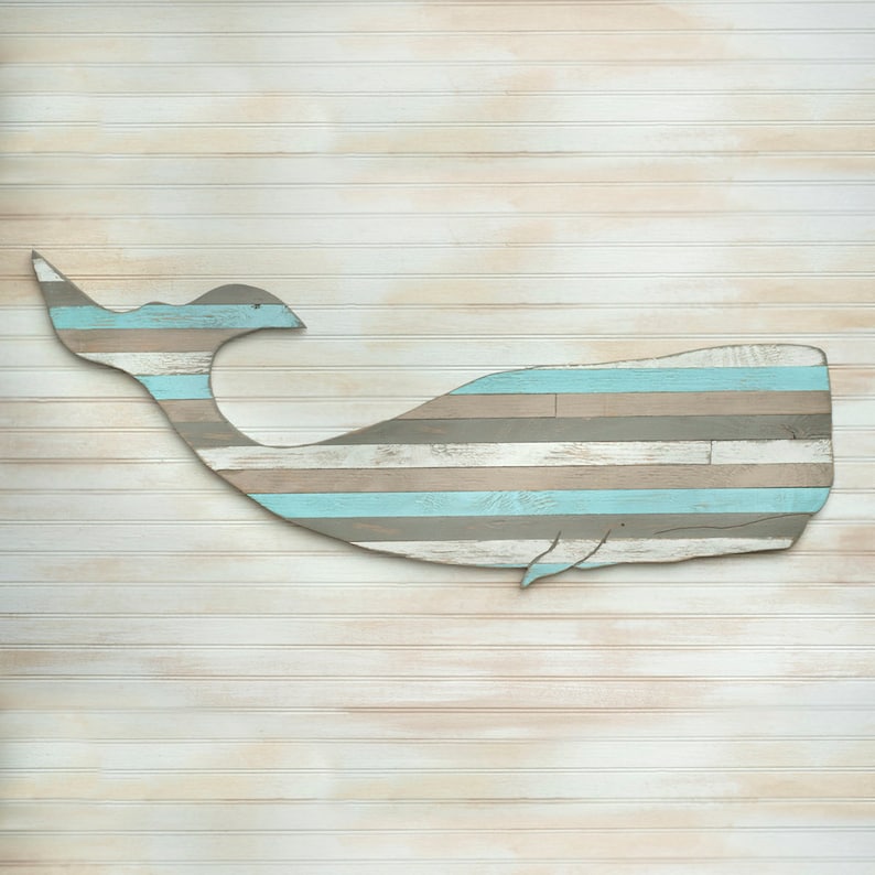 Pallet Whale Wooden Whale Art Beach House Decor Nautical Decor Wooden ...