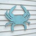 Blue Crab Decor Coastal Wall Decor Supersized Blue Crab Wall - Etsy