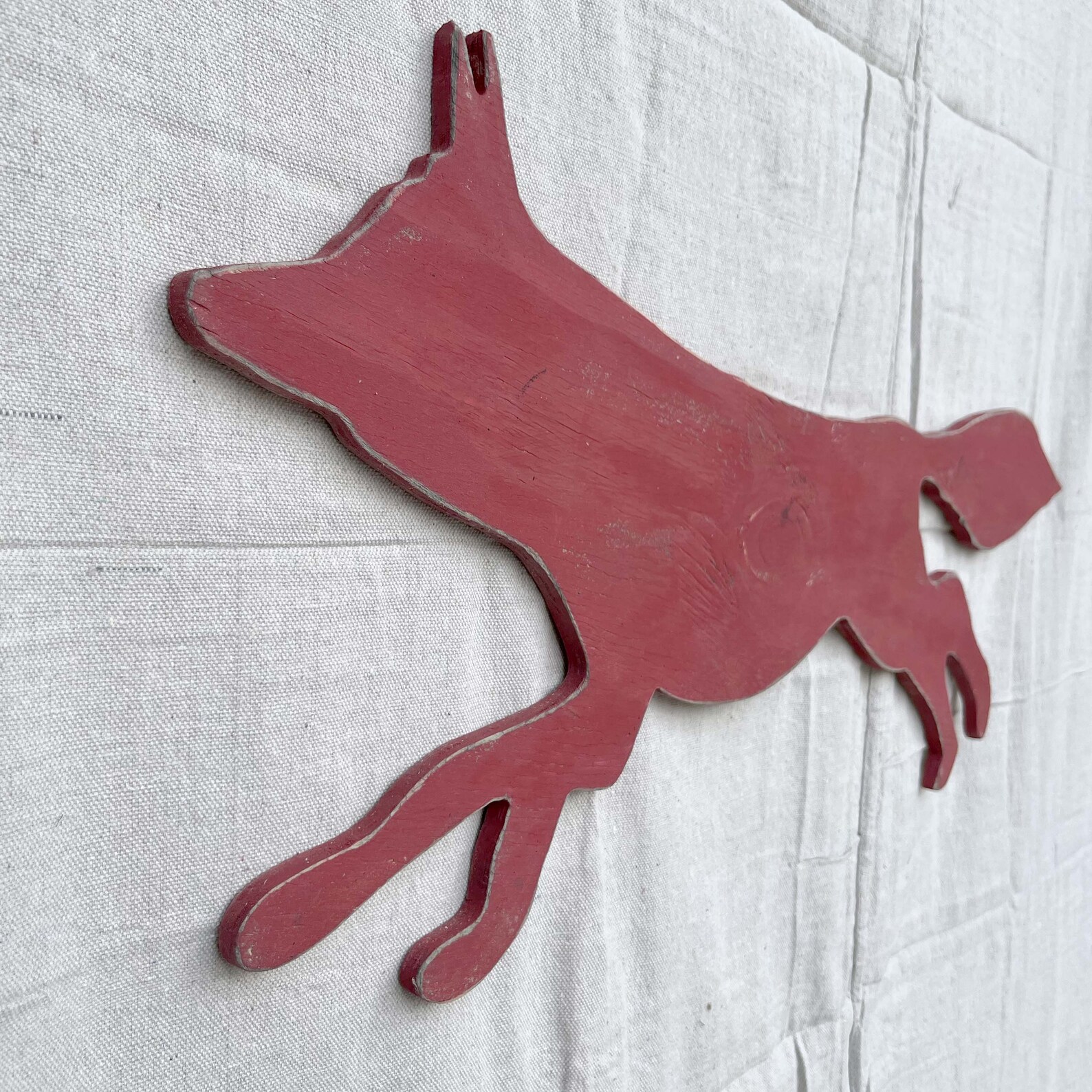 Fox Wooden Sign Red Fox Running Large Scale Fox Decor Outdoor - Etsy