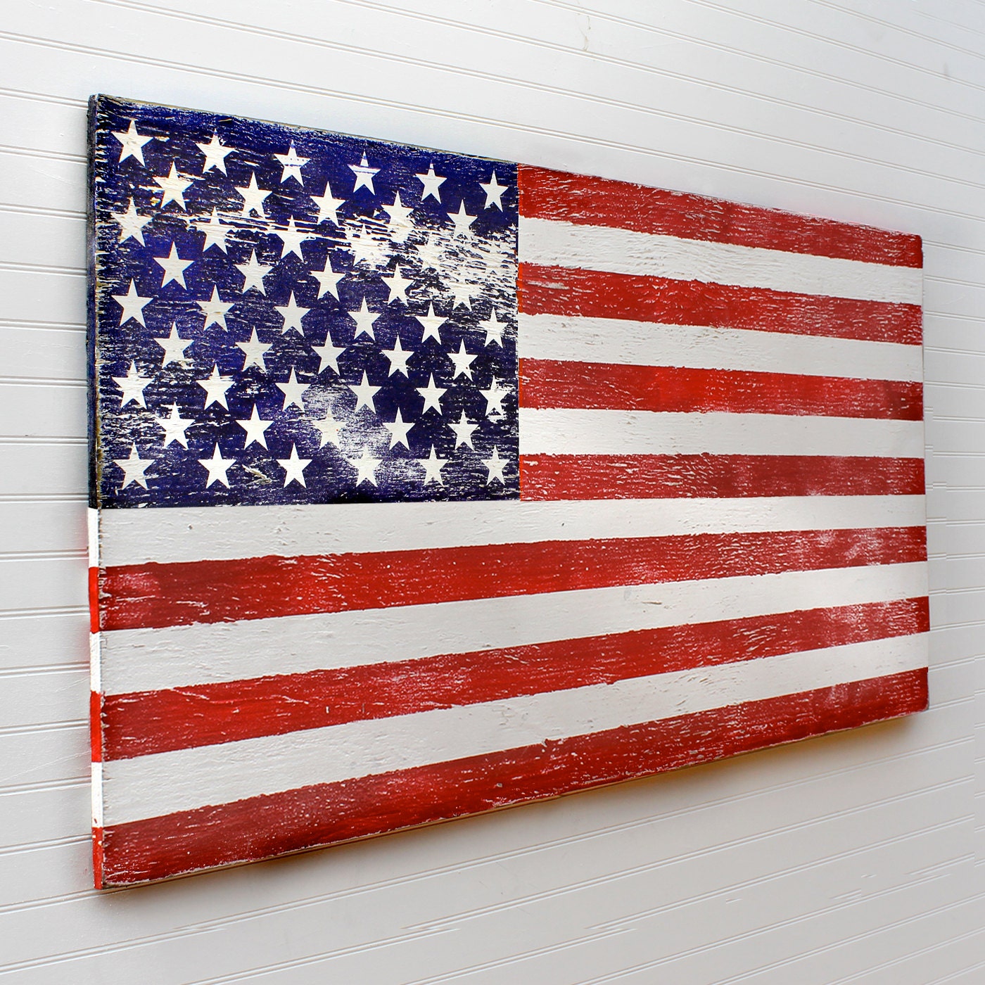 Wooden American Flag Rustic US Flag Military Gift Rustic Flag Wall ...
