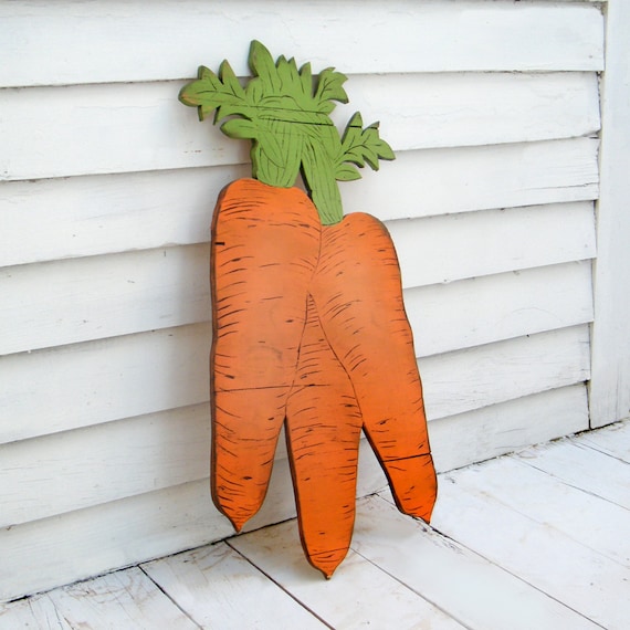 Carrot Sign Wooden Farm Stand Vegetable Sign Wooden Carrots - Etsy