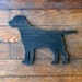 Lab Dog Sign, Wood Labrador Retriever Black Yellow Chocolate, Choose ...