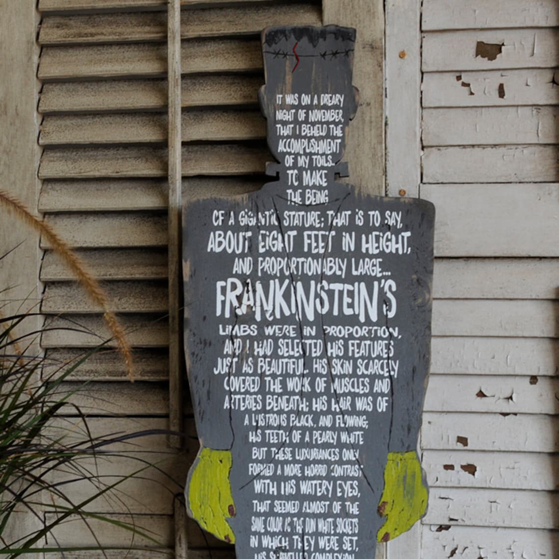 Frankenstein Halloween Decor Frankenstein Decor Halloween Party ...